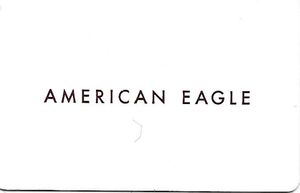 Gift Card: Red Metallic Logo on White (American Eagle, Canada(American ...