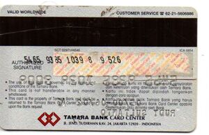 Bank Card: Tamara Bank Gold (Tamara Bank, IndonesiaCol:ID-MC-0054