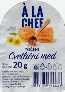 Mini Cup dekseltje: Točeni Cvetlični med (Medex d.o.o., Slovenië(Medex ...