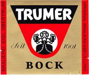 Drink Label: Trumer Bock (Brauerei Josef Sigl Obertrum, AustriaCol:AT ...