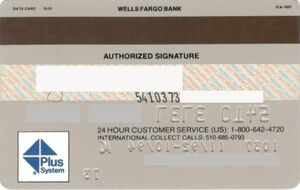 Bank Card: Wells Fargo Bank MasterCard (Wells Fargo, United States of ...