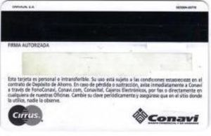 Tarjeta de Banco: Conavi (Banco Comercial y de Ahorros Conavi, Colombia ...