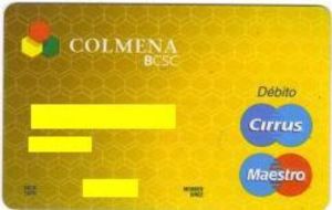 Tarjeta de Banco: Colmena BCSC (Colmena BCSC, ColombiaCol:CO-MS-0007