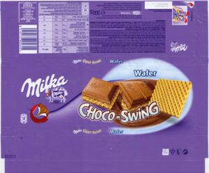 Chocolate Wrapper: Milka Choco-Swing Wafer (Kraft Foods Österreich ...