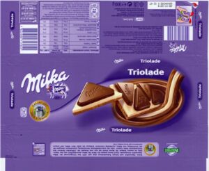 Chocolate Wrapper: Milka Triolade (Kraft Foods Österreich, AustriaCol ...