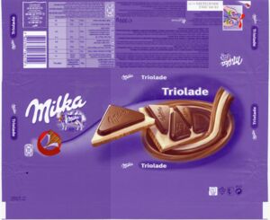 Chocolate Wrapper: Milka Triolade (Kraft Foods Österreich, AustriaCol ...