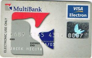 Bank Card: Multibank (BRE Bank SA/MultiBank/mBank, PolandCol:PL-VE-0015.02
