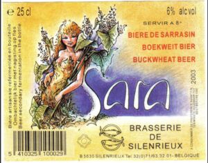 Drink Label: Sara (Brasserie De Silenrieux, BelgiumCol:BE-BEER-017574