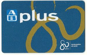 Functional Card: AB plus - 80 years (Shops - Supermarkets, Greece(Alfa ...