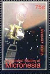 Stamp: Venus Express (Micronesia, Federated States of(Space ...