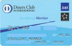 Bank Card: Diners Club International - SAS - Danske Bank (Diners Club ...