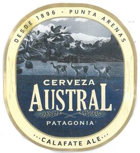 Drink Label: Austral Patagonia (Cerveceria Austral CCU, ChileCol:CL ...
