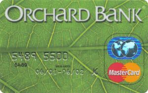 Bank Card: Orchard Bank MC - Leaf (Orchard Bank, United States of ...
