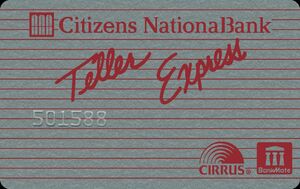 Bank Card: Teller Express (Citizens National Bank of St. Louis, United ...