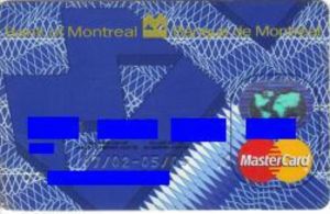 Bank Card: Bank of Montreal (Bank of Montreal, CanadaCol:CA-MC-0001