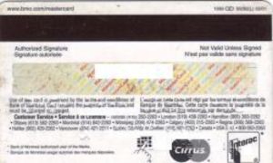 Bank Card: Bank of Montreal (Bank of Montreal, CanadaCol:CA-MC-0001