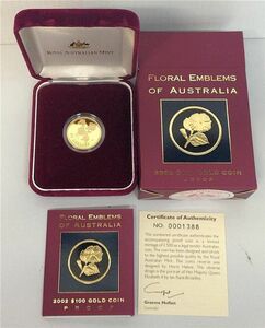 Coin: 100 Dollars (State Floral Emblems - Sturt's Desert Rose ...