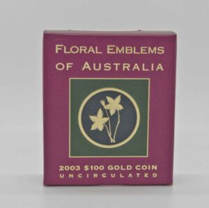 Coin: 100 Dollars (State Floral Emblems - Royal Blue Bell flowers ...