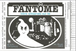 Drink Label: Fantome biere artisanale (Brasserie FantÔme, BelgiumCol:BE ...