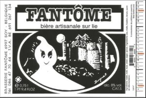Drink Label: Fantome biere artisanale (Brasserie FantÔme, BelgiumCol:BE ...