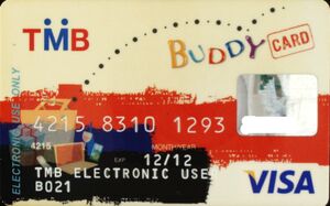 Bank Card: TMB - Buddy Card (TMB Bank Public Company Limited, Thailand ...