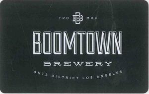 Gift Card: Logo on black background (Boomtown Brewery, United States of ...