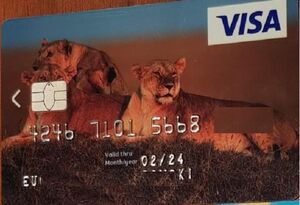 Bank Card: Lions (ING Bank Śląski SA, PolandCol:PL-VI-0437.01