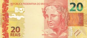 Banknote: 20 Reais (Brazil(2003-2020 Issue) Wor:P-255a,Ww :C351
