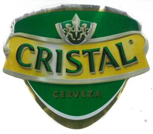 Drink Label: Cerveza Cristal Lager (Embotelladoras CCU S.A., ChileCol ...