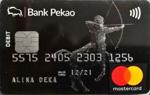 Bank Card: Zodiac - Sagittarius (Bank Polska Kasa Opieki SA/Bank Pekao ...