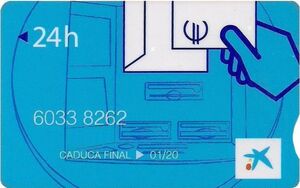 Bank Card: Caixabank 24 h (Caixabank, SpainCol:ES-GM-0348