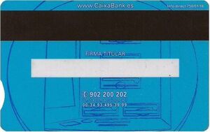 Bank Card: Caixabank 24 h (Caixabank, SpainCol:ES-GM-0348