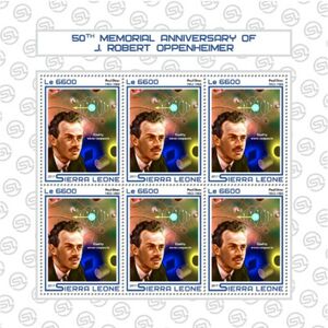 Stamp: 50th Anniversary of the Death of J. Robert Oppenheimer (Sierra ...