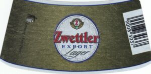 Drink Label: Zwettler Export Lager (Privatbrauerei Zwettl, AustriaCol ...