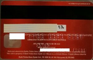 Bank Card: Bank Pekao (Bank Polska Kasa Opieki SA/Bank Pekao SA ...