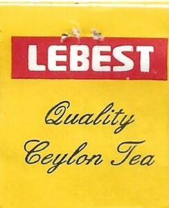 Tea Label: Quality Ceylon Tea (Lebest, China, People's RepublicCol:TL ...