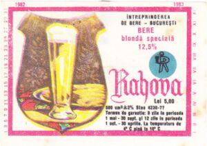Drink Label: Rahova (Bere Rahova Bucuresti, RomaniaCol:RO-BEER-000860