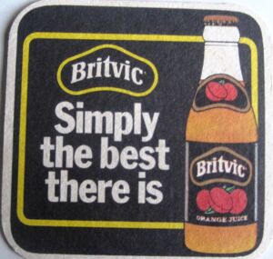 Beer Coaster: Britvic (Britvic, United Kingdom of Great Britain ...