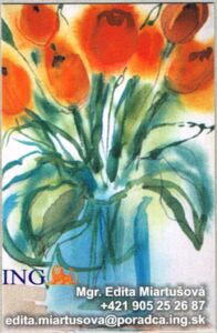 Pocket Calendar: Edita Miartusova (business card) (Slovakia(Advertising ...