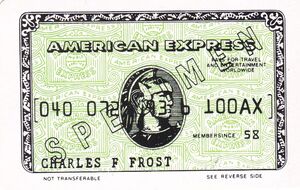 Functional Card: American Express (Banks, United States of America ...