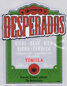 Drink Label: Desperados (Heineken Brouwerij, NetherlandsCol:NL-BEER-010351
