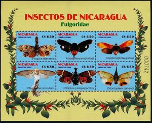 Briefmarke: Insects of Nicaragua - Butterflies (Nicaragua(Insects of ...