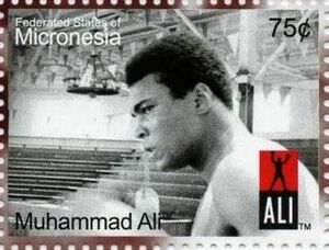 Stamp: Muhammad Ali (Micronesia, Federated States of(Muhammad Ali) Mi ...