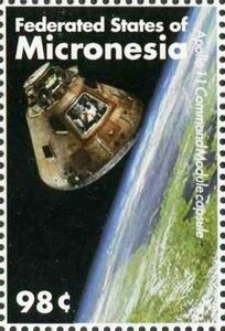 Stamp: Apollo 11 Command Module (Micronesia, Federated States of(40th ...
