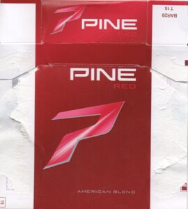 Cigarette Pack: Pine red (Korea, SouthCol:KR-CT-0026