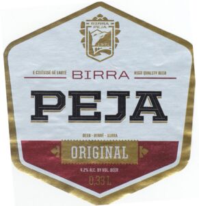 Drink Label: Birra Peja (Birra Peja, KosovoCol:KO-BEER-000002