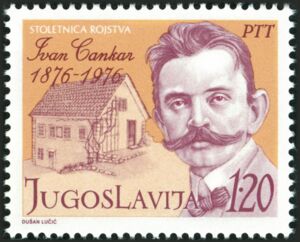 Stamp: 100th Birth Anniversary of Ivan Cankar (1876-1918) (YugoslaviaMi ...