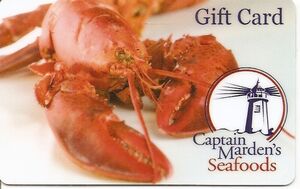 Gift Card: Captain Marden's Seafoods (Restaurants, United States of ...