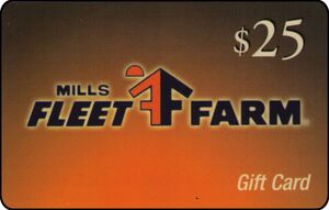 Gift Card: Logo (Mills Fleet Farm, United States of America(Mills Fleet ...