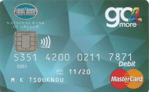 Bank Card: National Bank of Greece MasterCard Go 4 more (10/15 ...